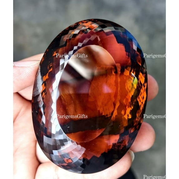 930 Carat Golden Shiny Oval Shape Deep Orange Citrine Loose Gemstone ...