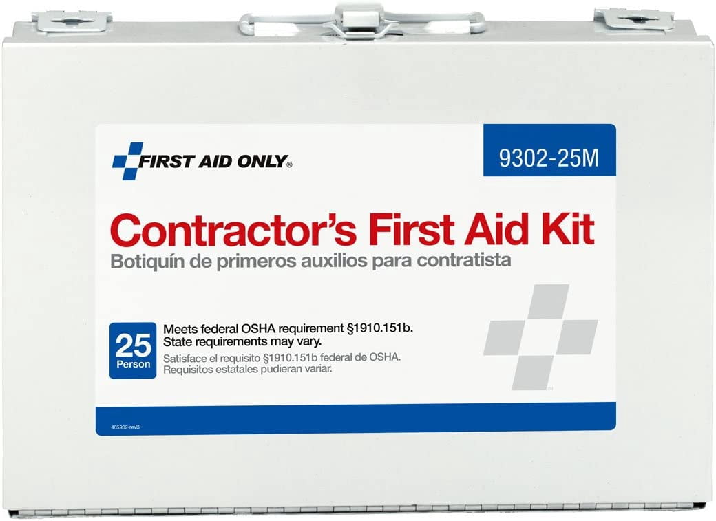 9302-2525 contractor first aid kit, for home renovation, workplaces ...