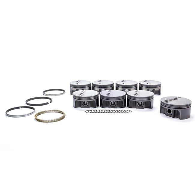 930202630 Small Block Chevy PowerPak Flat Top Piston Set - 4.030 in ...