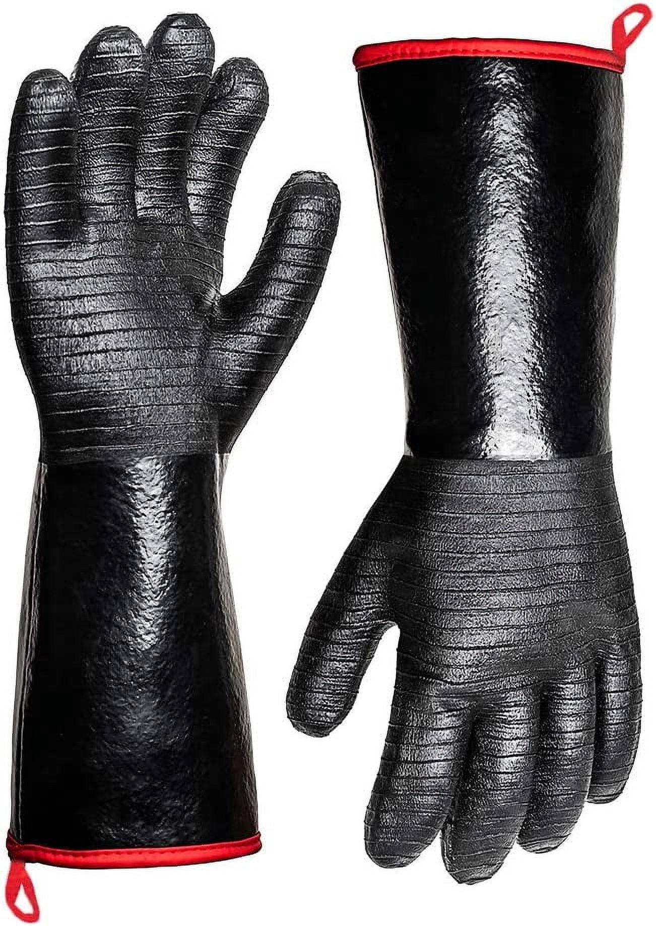 932°F Extreme Heat Resistant Gloves for Grill BBQ, Waterproof Long ...