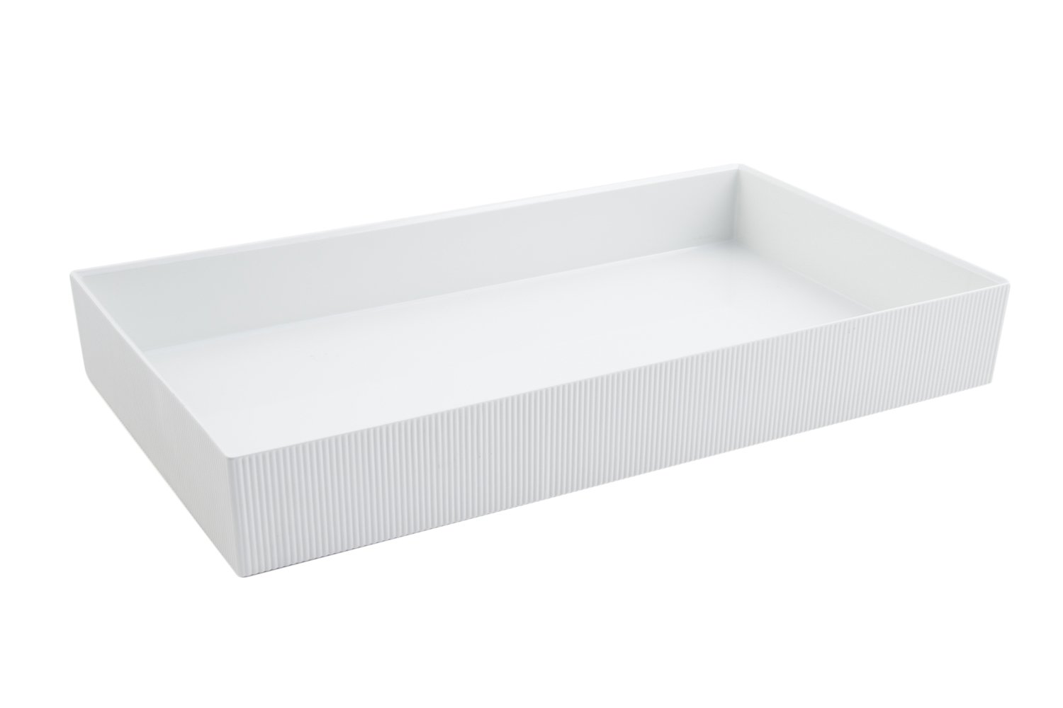 9325 White Melamine Underliner for 9323 Cold Wave Platter, 20-1/4 ...