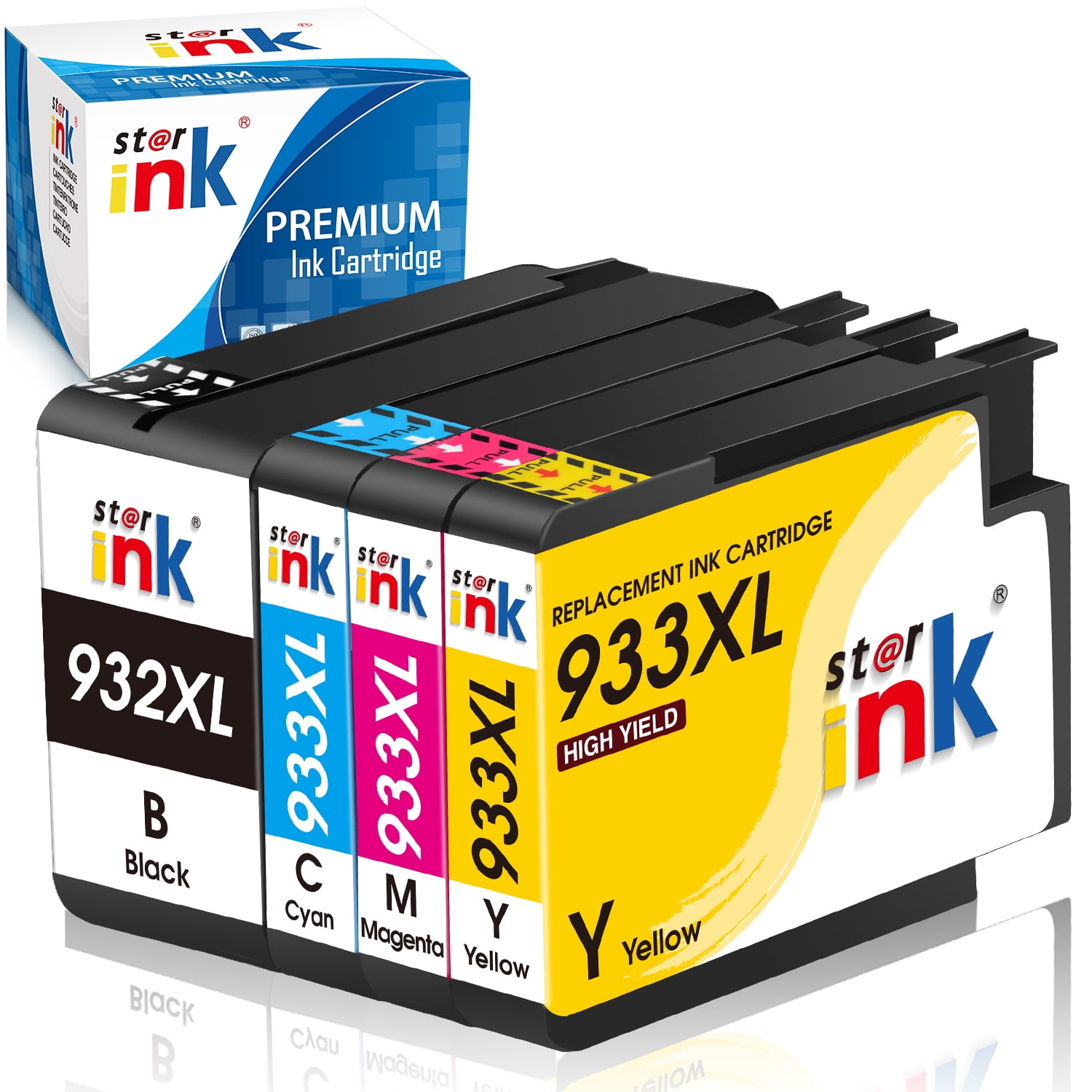 932XL 933XL Ink Cartridge for HP 932 933 XL Ink Cartridge Combo Pack for HP Officejet 6600 6700 ...