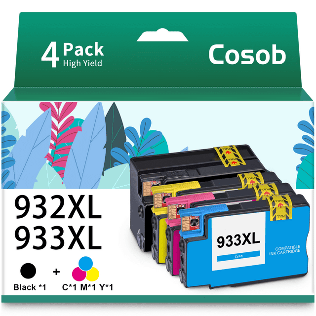 932XL 933XL Ink Cartridges for HP 932 and 933 XL Combo Pack for HP ...