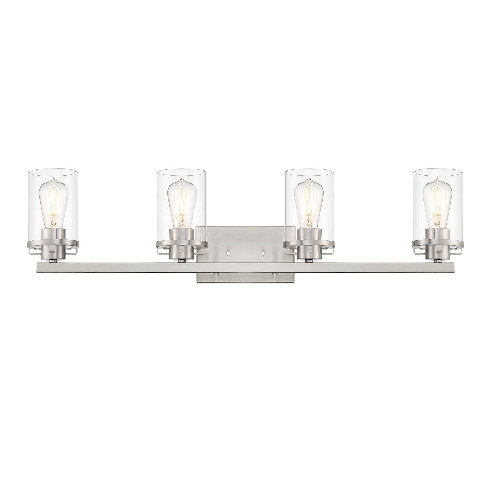 93304-BN Designers Fountain Jedrek - 4 Light Bath Vanity In Industrial ...