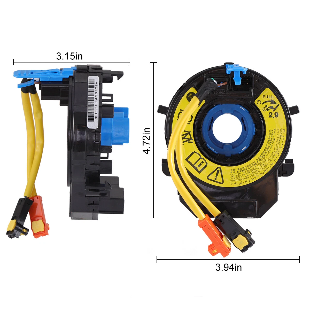 93490-2P400 Wheel Clock Spring Spiral Cable For 2011-2015 Kia Sorento 2 ...