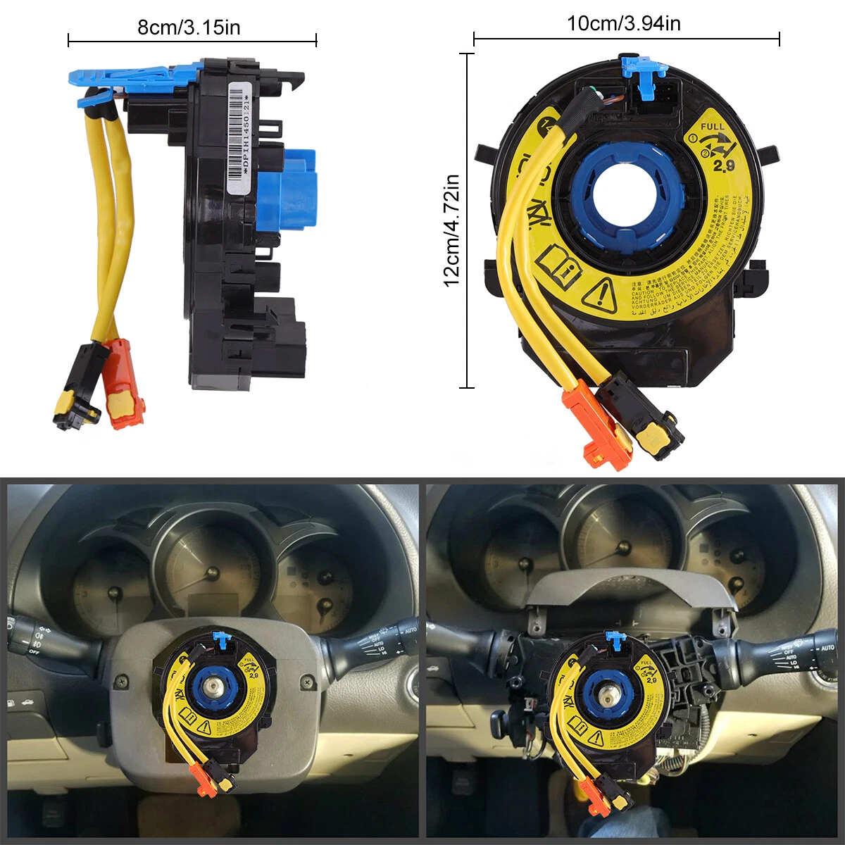 93490-2P400 Wheel Clock Spring Spiral Cable For 2011-2015 Kia Sorento 2 ...
