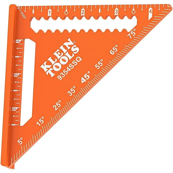 9354SSQ 4-1/2-Inch Trim Square, Aluminum Rafter and Carpenter Square ...