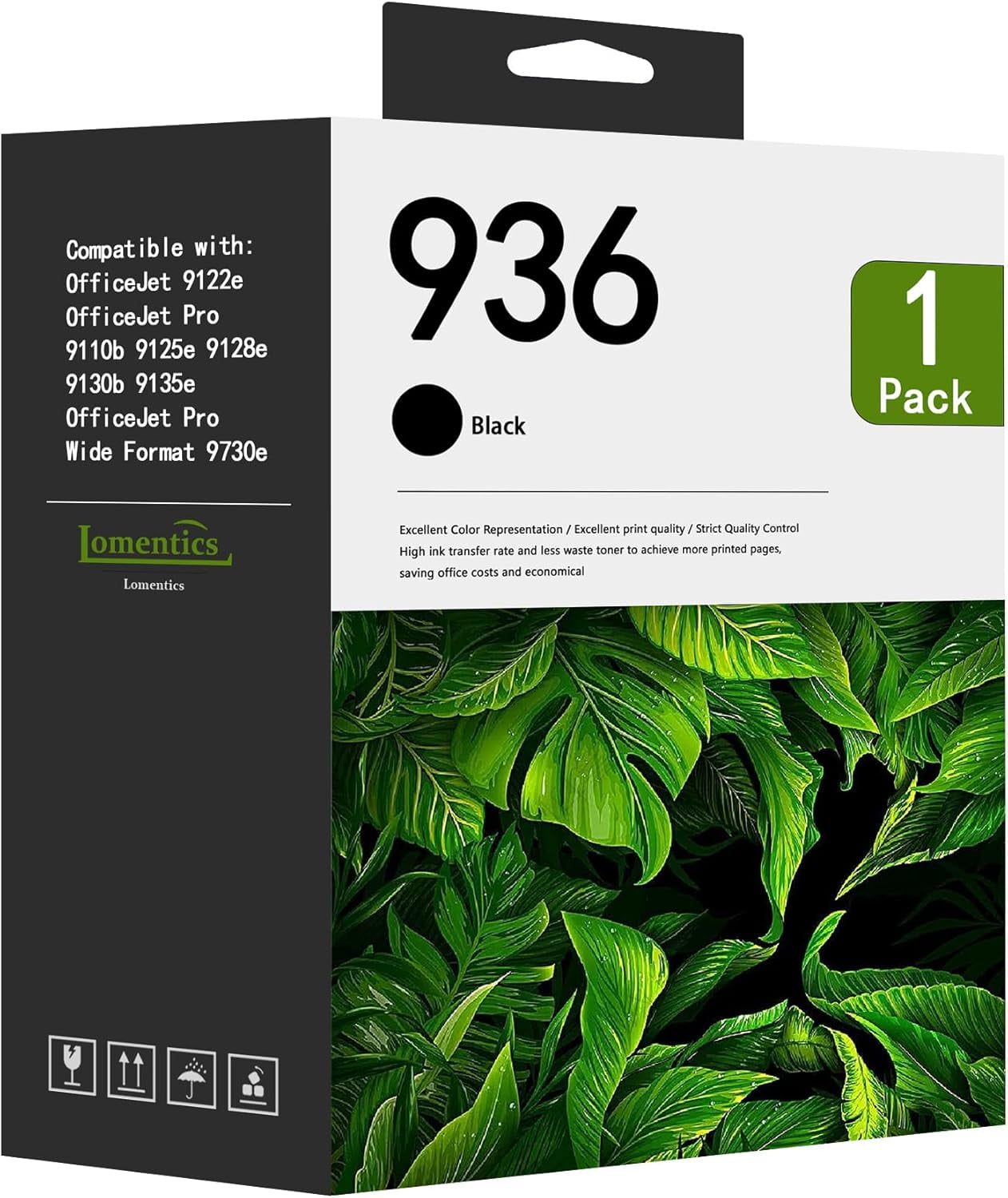936 Black Ink Cartridge (1-Pack) Compatible 936 Black Ink Cartridge ...