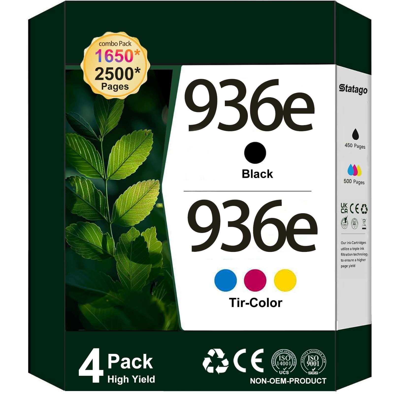 936e Ink Cartridges Compatible for HP 936e Ink for HP OfficeJet Pro ...