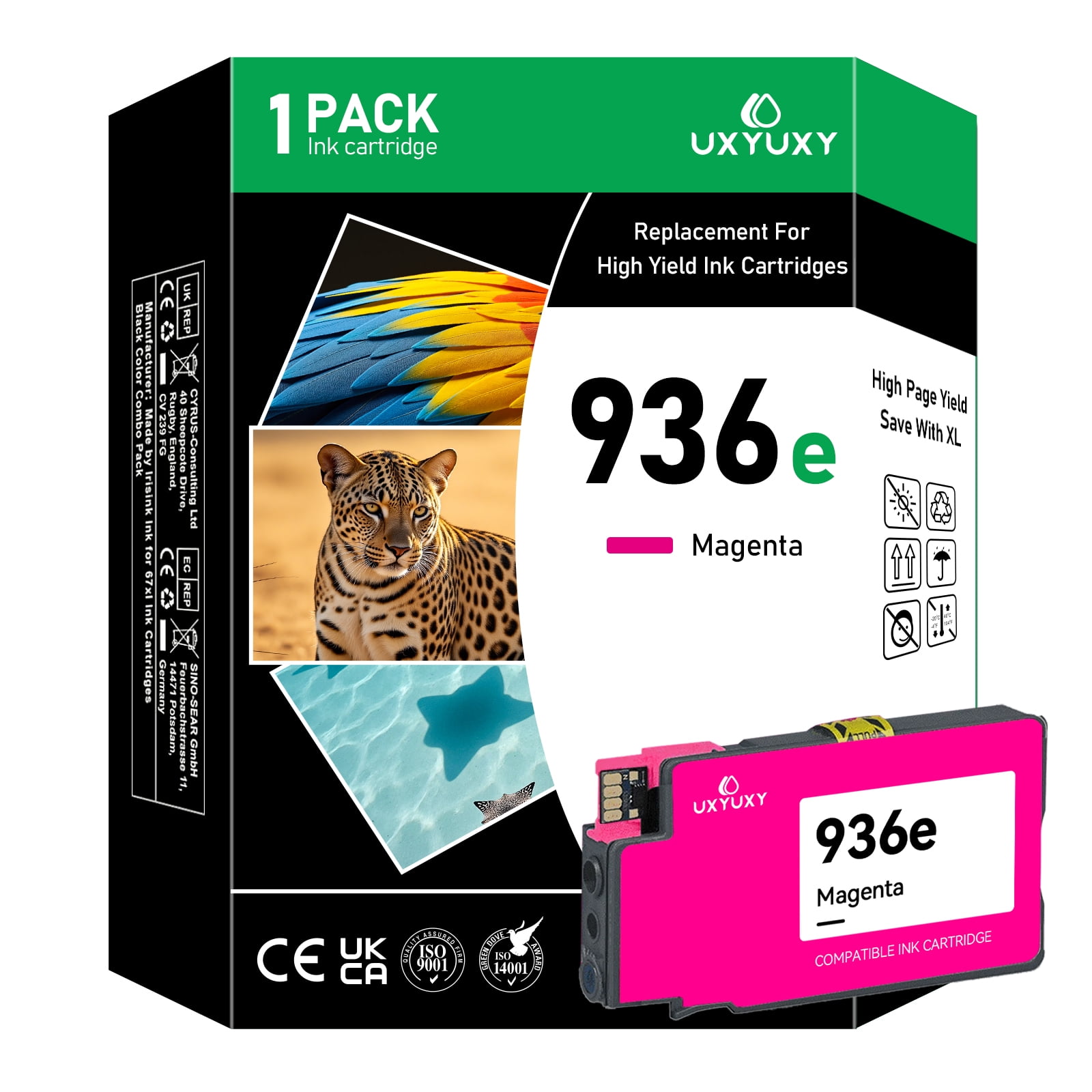 936e Ink Cartridges Compatible for HP 936 936e Work with HP Officejet ...