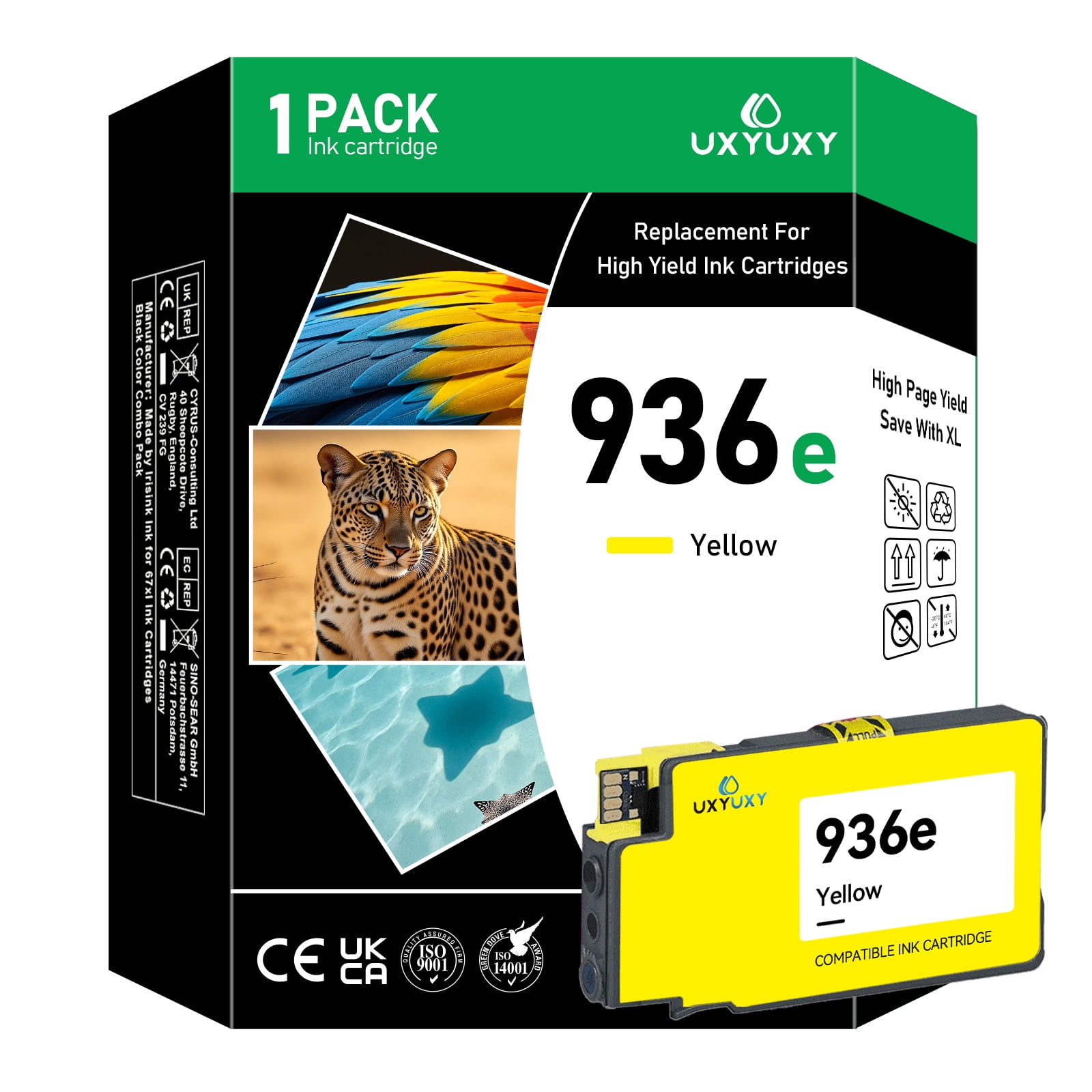 936e Ink Cartridges Compatible for HP 936 936e Work with HP Officejet ...