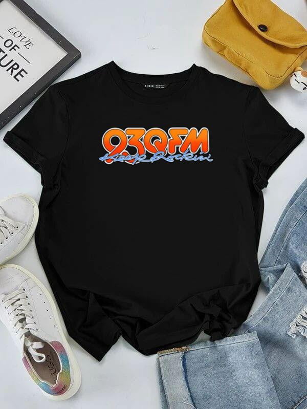 93QFM Milwaukee Rock Radio Station 80s Retro Logo Unisex Tee, for men ...