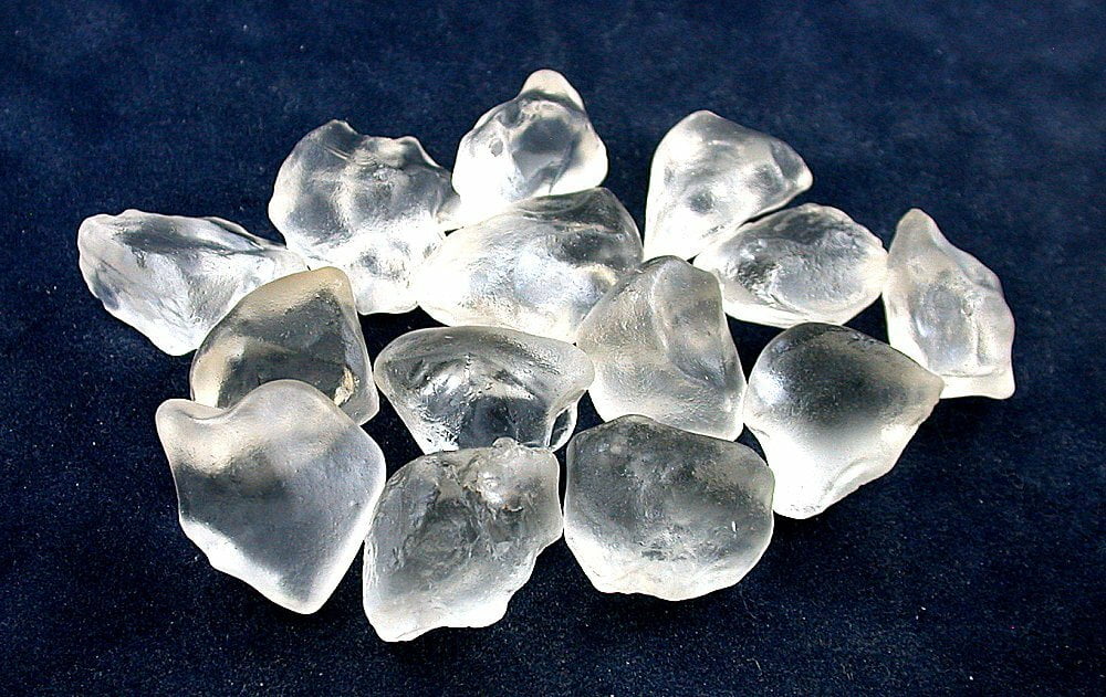 94 Gram Alluvial White Quartz Facet Rough Gem Stone Gemstone EBS1585 ...