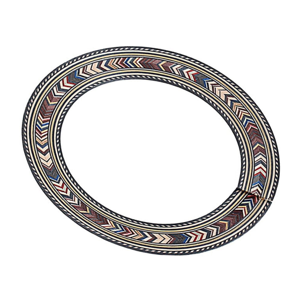 HEANUJJ Classical Acoustic Guitar Soundhole Cover Wooden Inlay Sticker ...