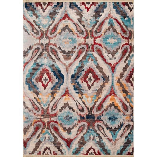 94" x 126" x 0.24" Multi Polyester Oversize Rug - Walmart.com