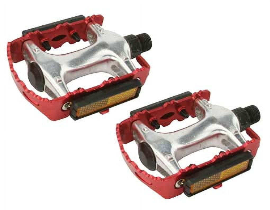 940 Alloy Pedals 9/16" Red. Bike pedals, bicycle pedal, mostly for ...