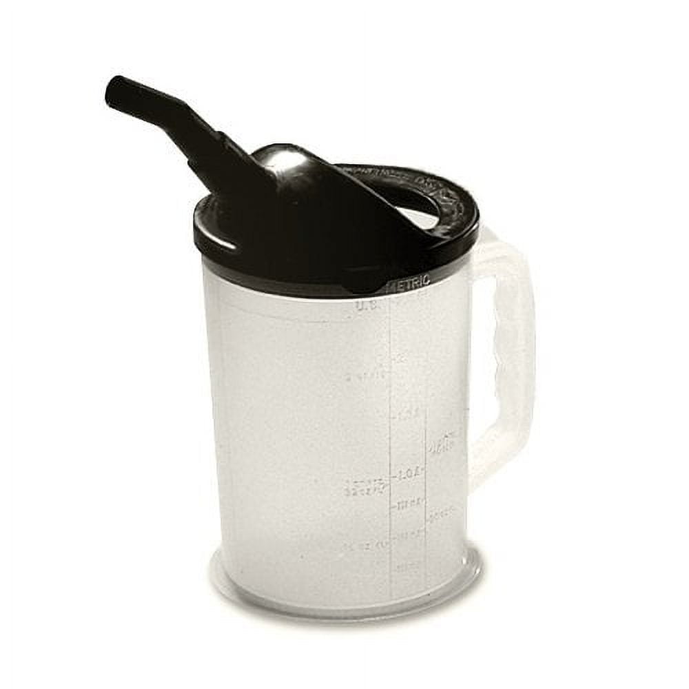 Funnel King 94026 Heavy-Duty 87 oz. Graduated Measuring Container w/ 4 ...