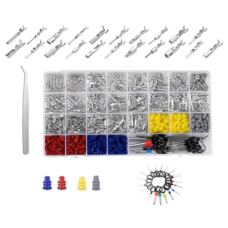 944Pcs Pin Connector Kit,Car Electrical Wire Connectors Terminal Pins ...