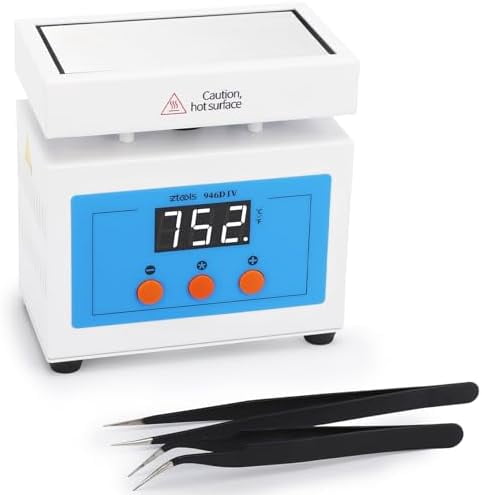 946D IV Mini Soldering Hot Plate 180W 100X50mm with Aluminum Soldering ...