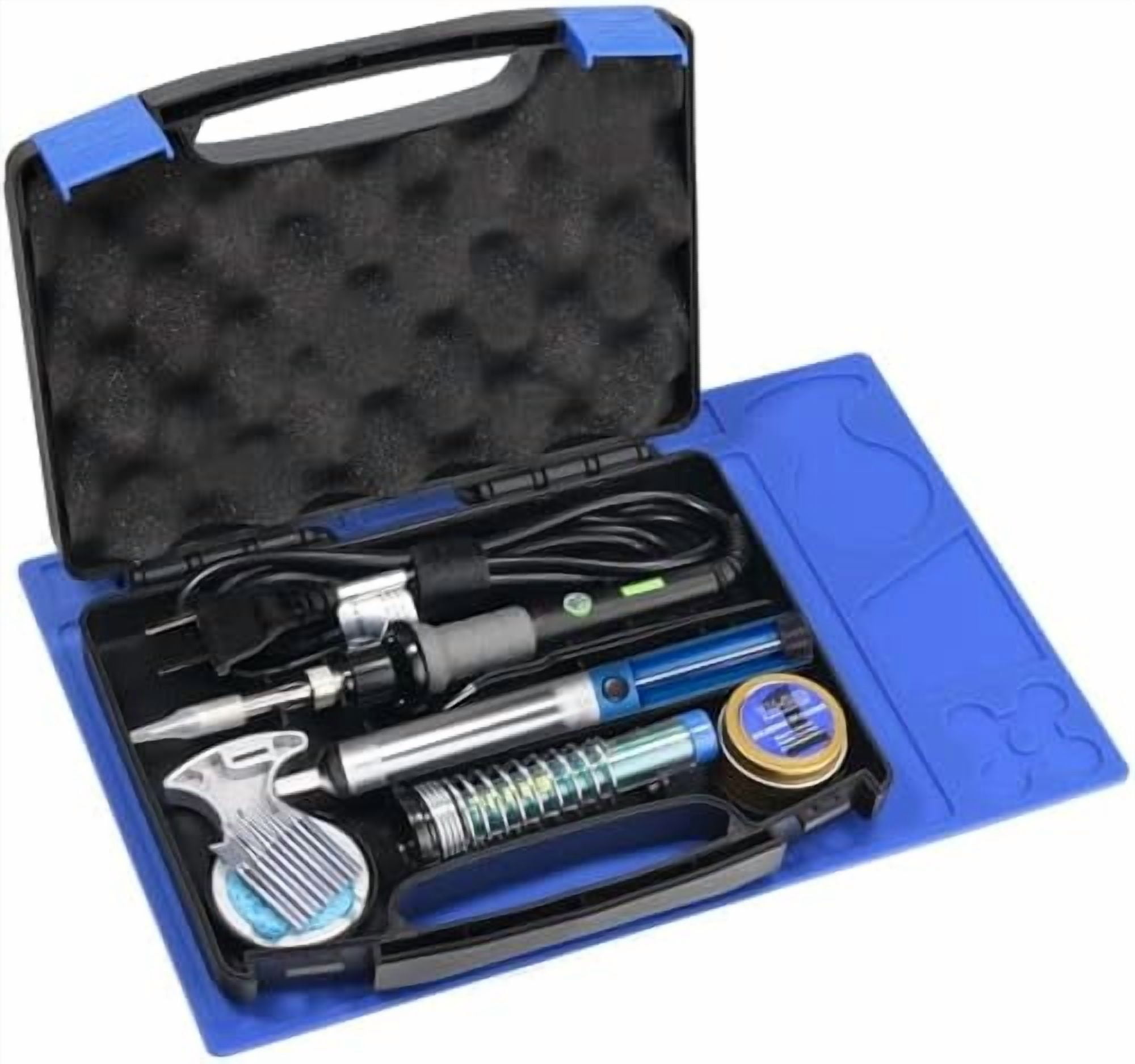 947-V Soldering Iron Kit with 3 LED Lights, Temperature Control, 5 ...