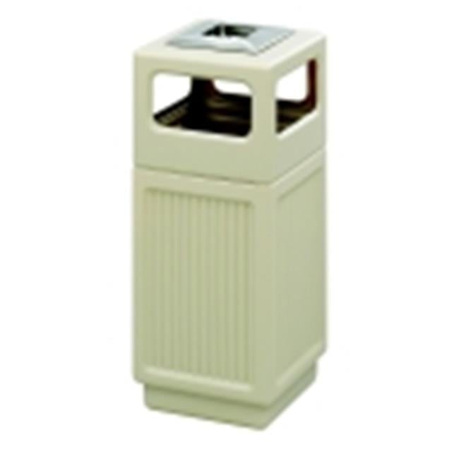 9474BL Canmeleon Open Top Square Receptacle With 9 In Ash Urn - Black ...