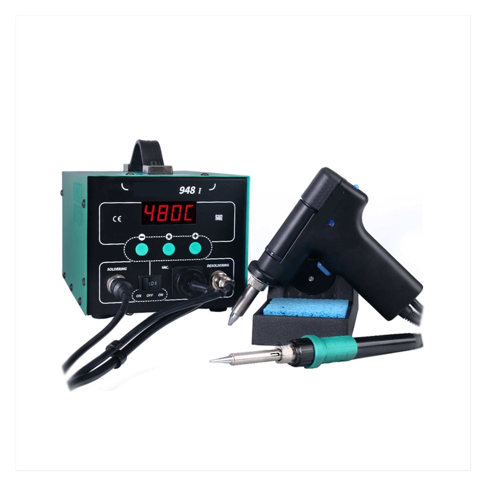 948 I Suction Tin Gun Desoldering Station Soldering Iron Suction Pen 2 In 1 Intelligent Welding ...