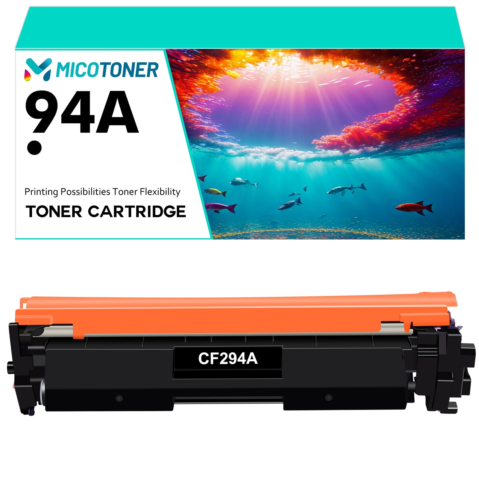 94A 94X 1-Pack Compatible Toner Cartridge for HP 94A CF294A LaserJet ...