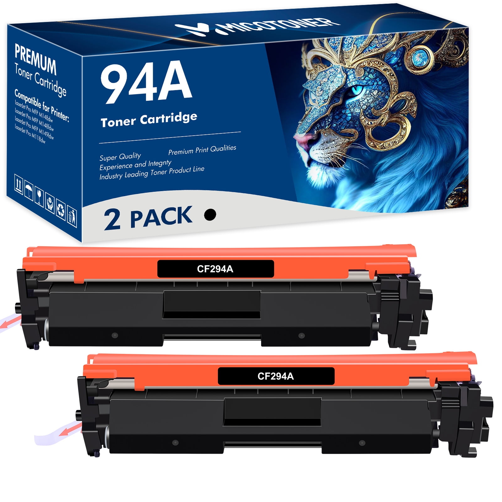 94A Toner Cartridge Replacement Compatible for HP 94A CF294A CF294X ...