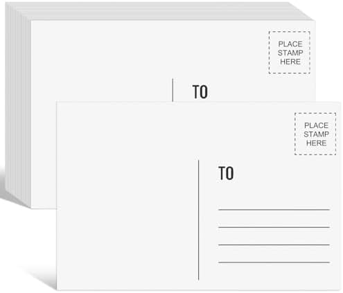94PCS Blank Postcards for Mailing, 300 GSM Postcard Paper, 4x6 White ...