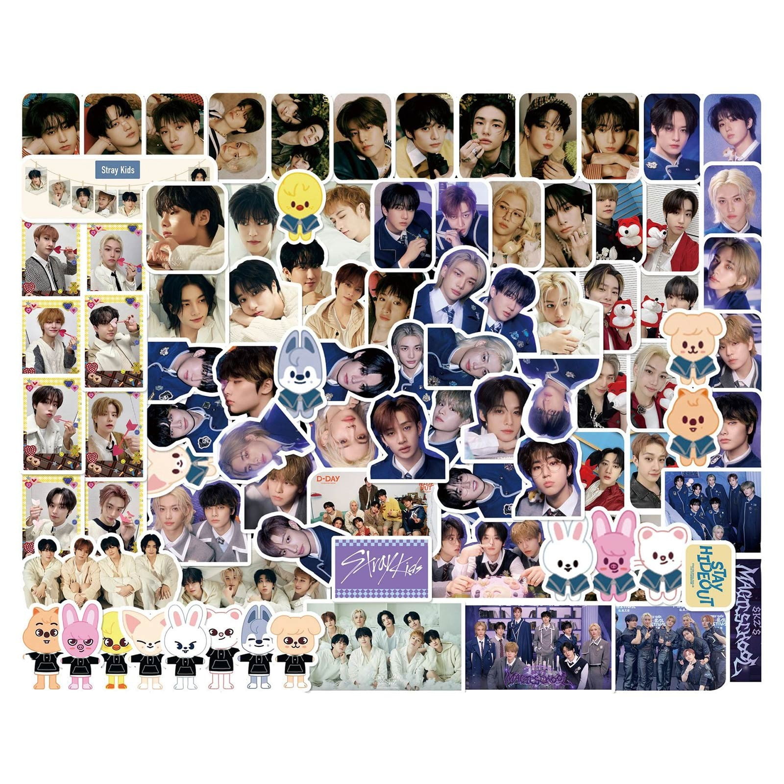 94Pcs Popular Stray Kids Sticker, Kpop Waterproof Vinyl Stickers for ...
