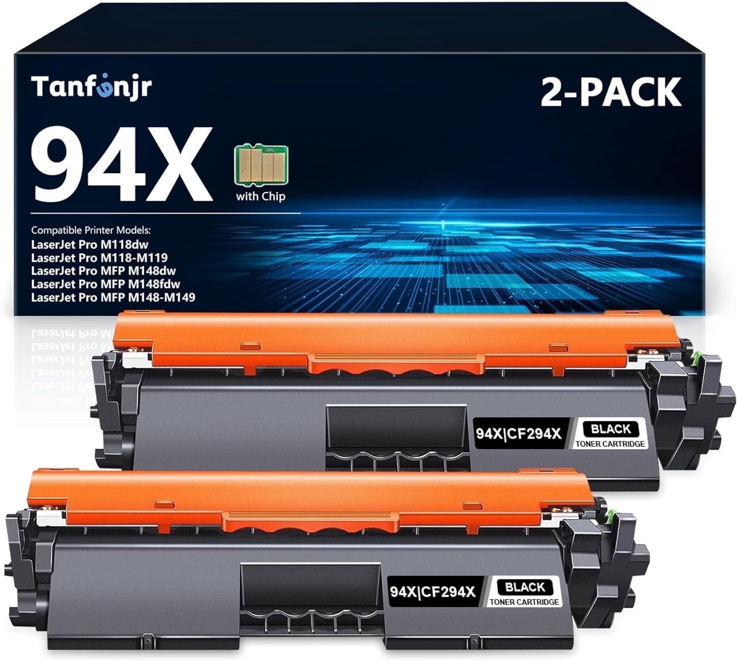 YOUNGTION 94X Black High Yield Toner Cartridge, Compatible for HP ...