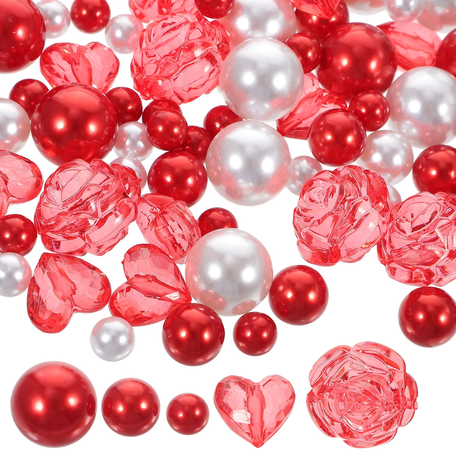 94pcs Floating Beads Vase Fillers Floating Faux Pearls Vase Filler for ...