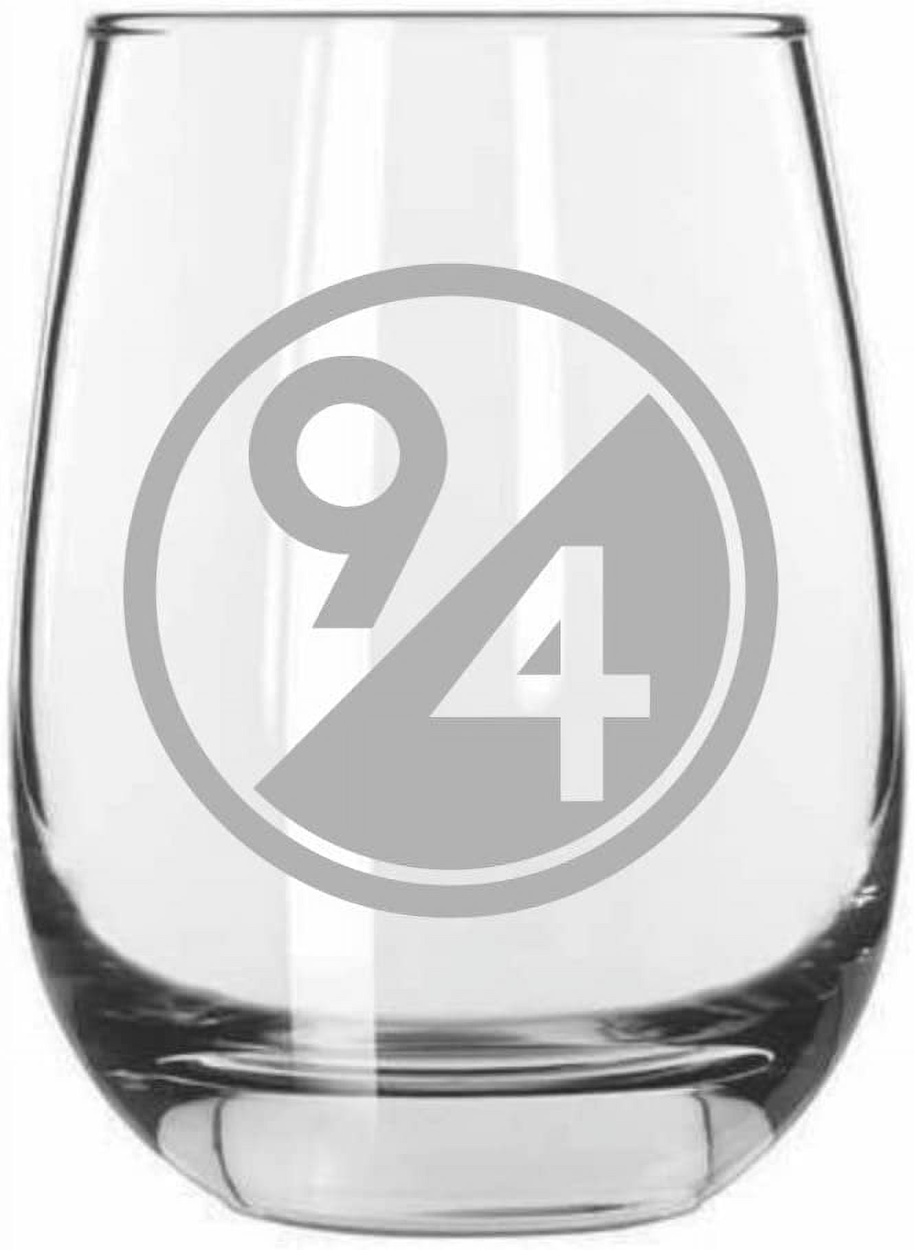 94th Infantry Division Military Etched 15.25oz Libbey Stemless Wine ...