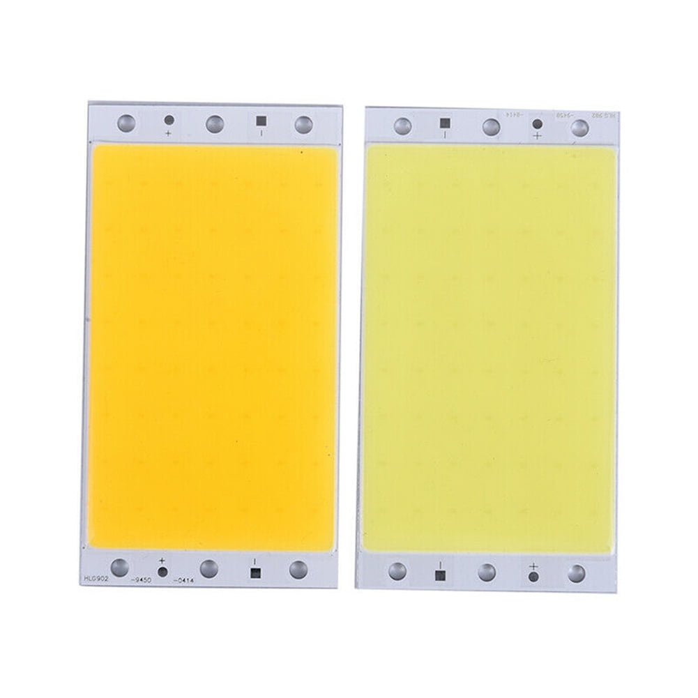 94x50mm Rectangular Uniform Cob Led Panel Light 12-14v 20 Ultra Bright ...