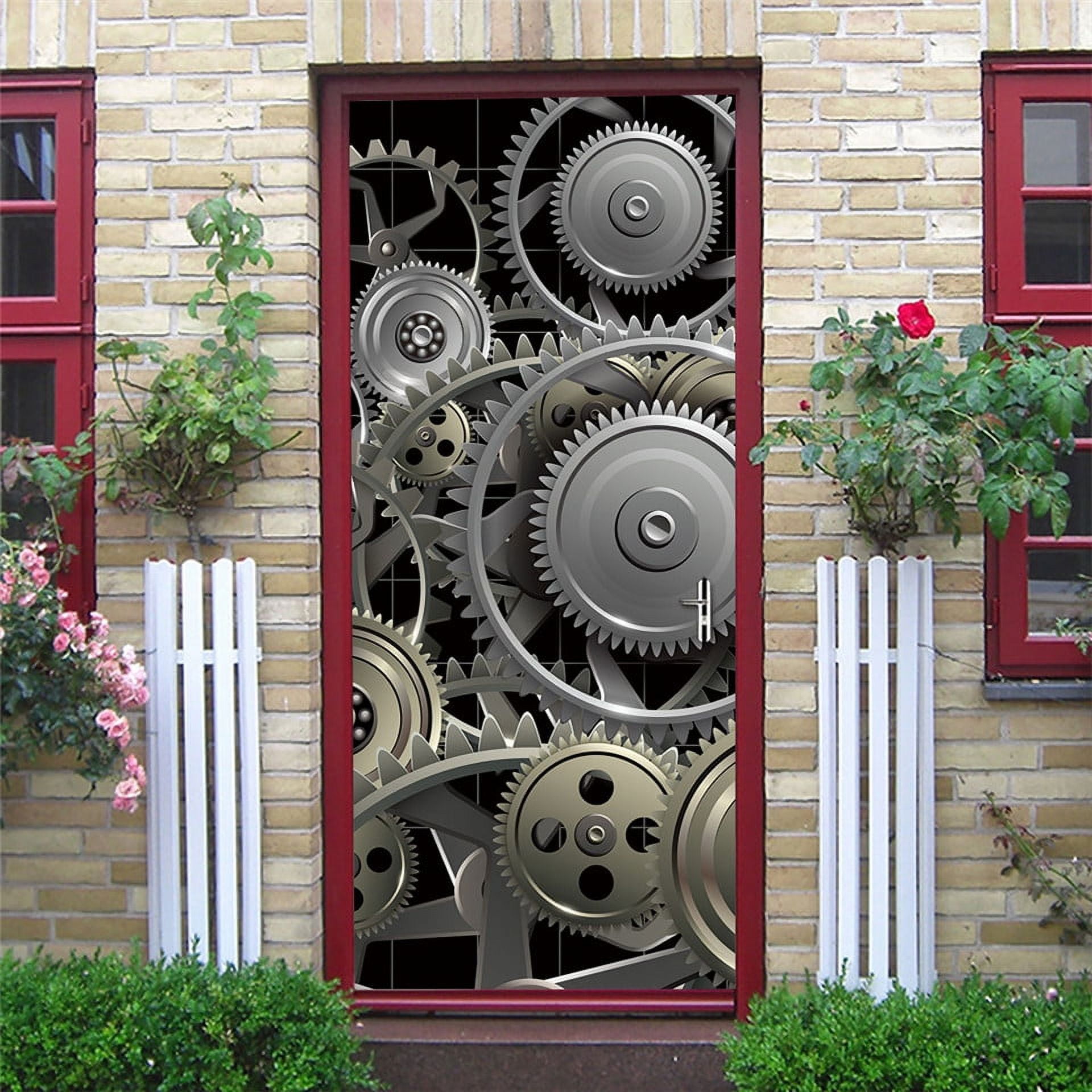 95*215cm Door Wallpaper Natural Scenery Peel and Stick Waterproof ...