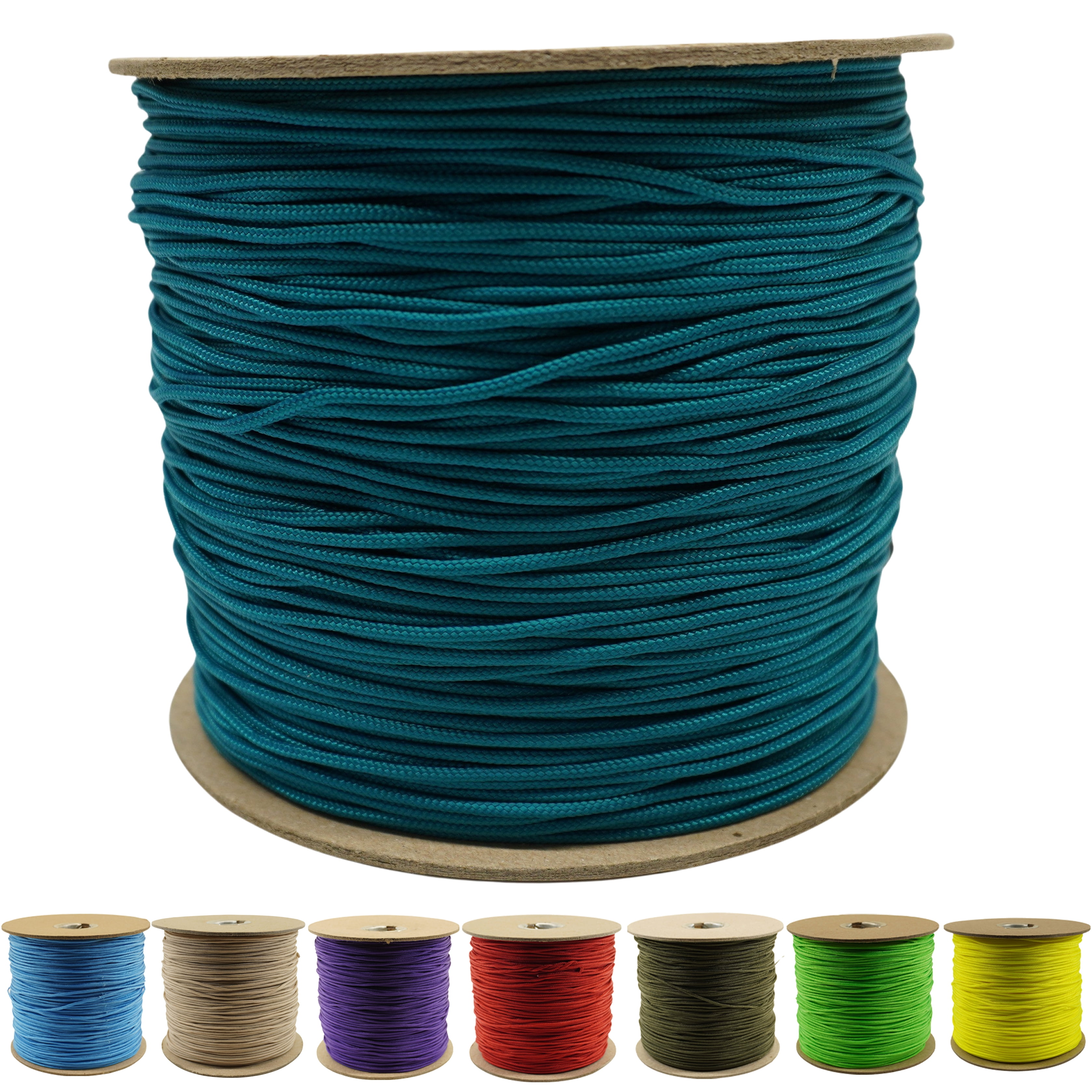 95 Cord Tensile Strength - Teal - 1000 Foot Spool - Type 1 Thin Durable ...