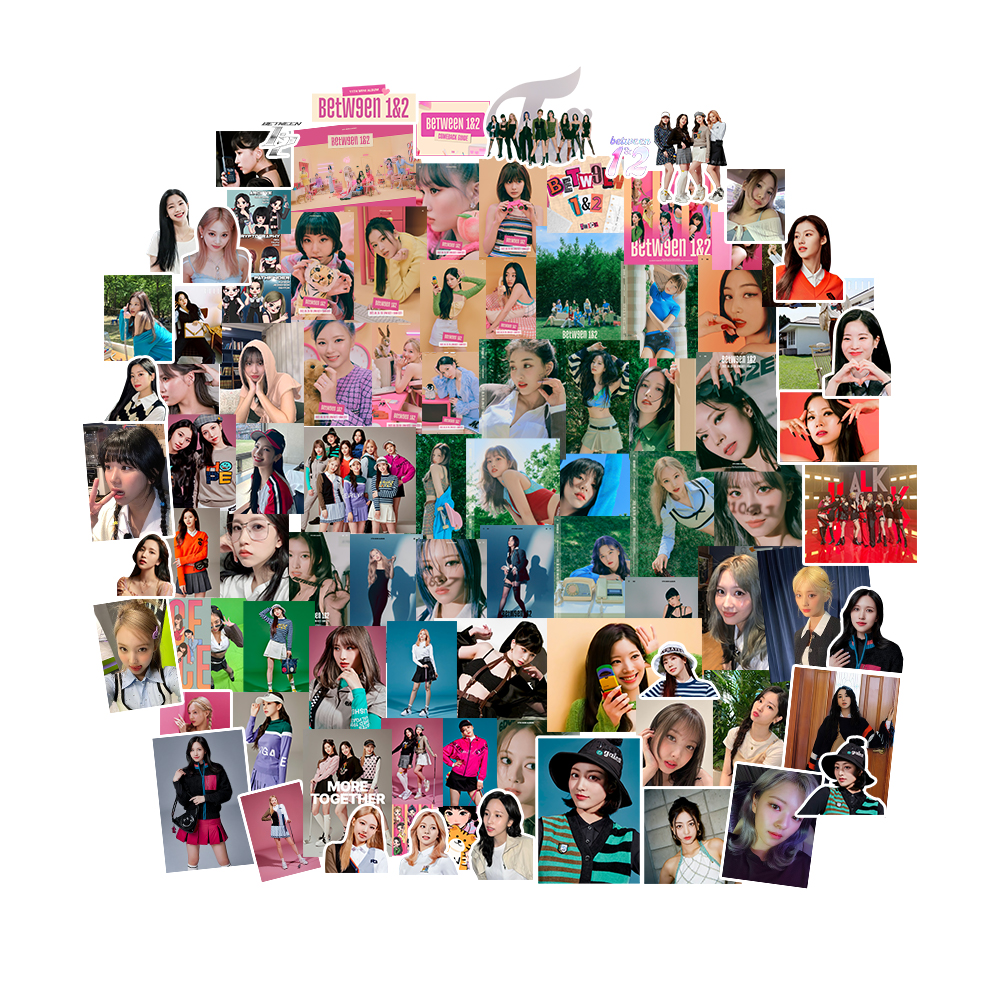 95 Pcs TWICE Sticker Pack 2022 TWICE BETWEEN 1&2 Album Stickers for ...