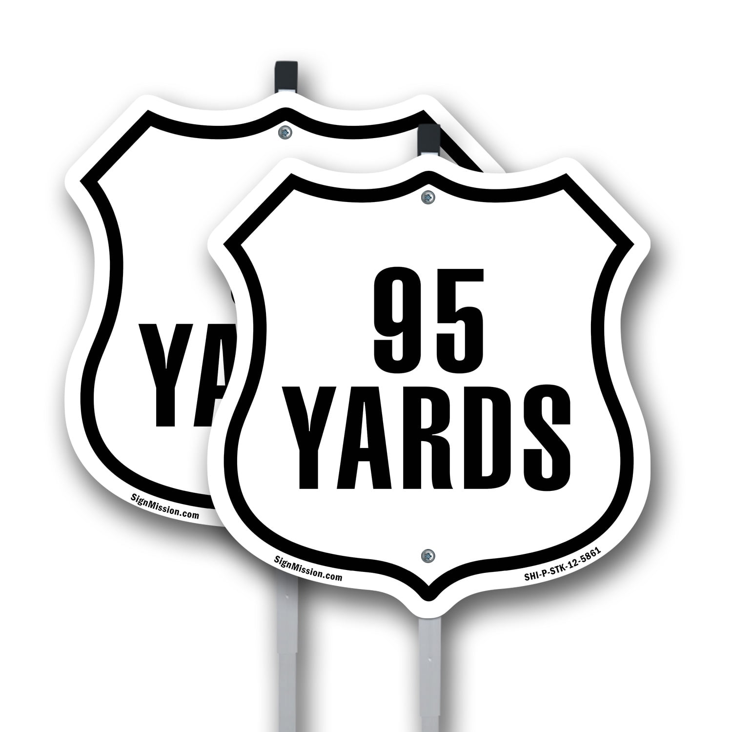 95 Yards Golf Course Running Race 5k Marathon Distance Marker (2 Pack ...