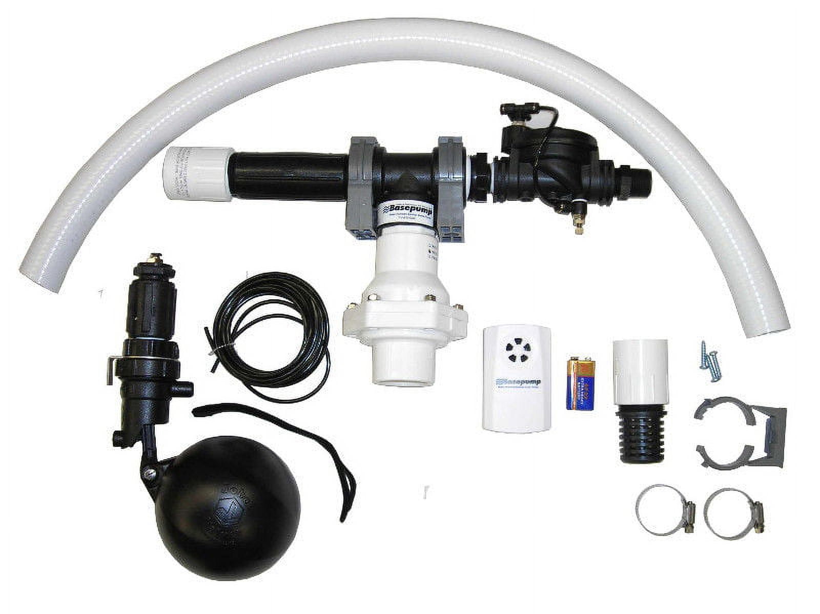 950 GPH Premium High Volume Water Powered Backup Sump Pump with Water ...