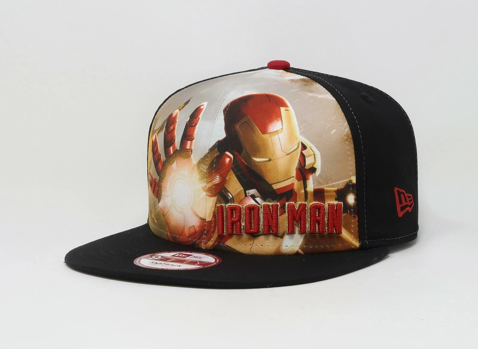 950 Men Women Cap Official Marvel Iron Man Movie Print Snapback Hat ...