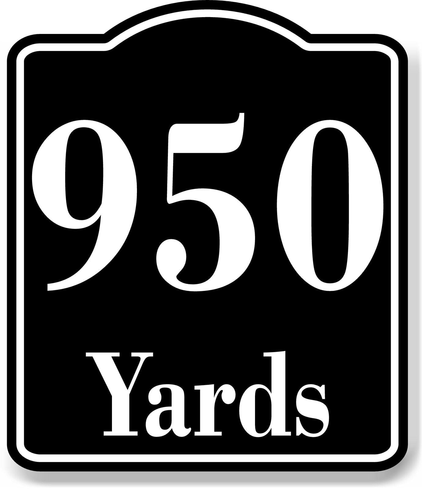 950 Yards Distance Marker Running Race Marathon BLACK Aluminum ...