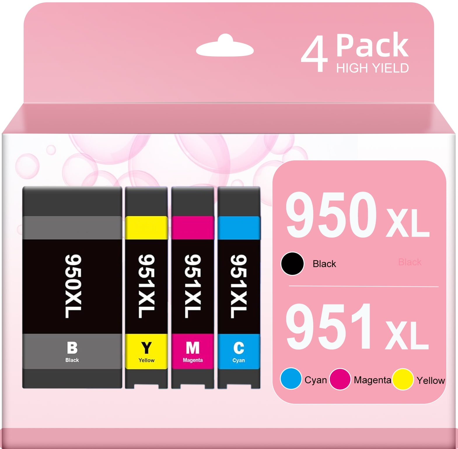 950XL 951XL Ink Cartridge for HP 950 and 951 ink cartridges Combo Pack ...