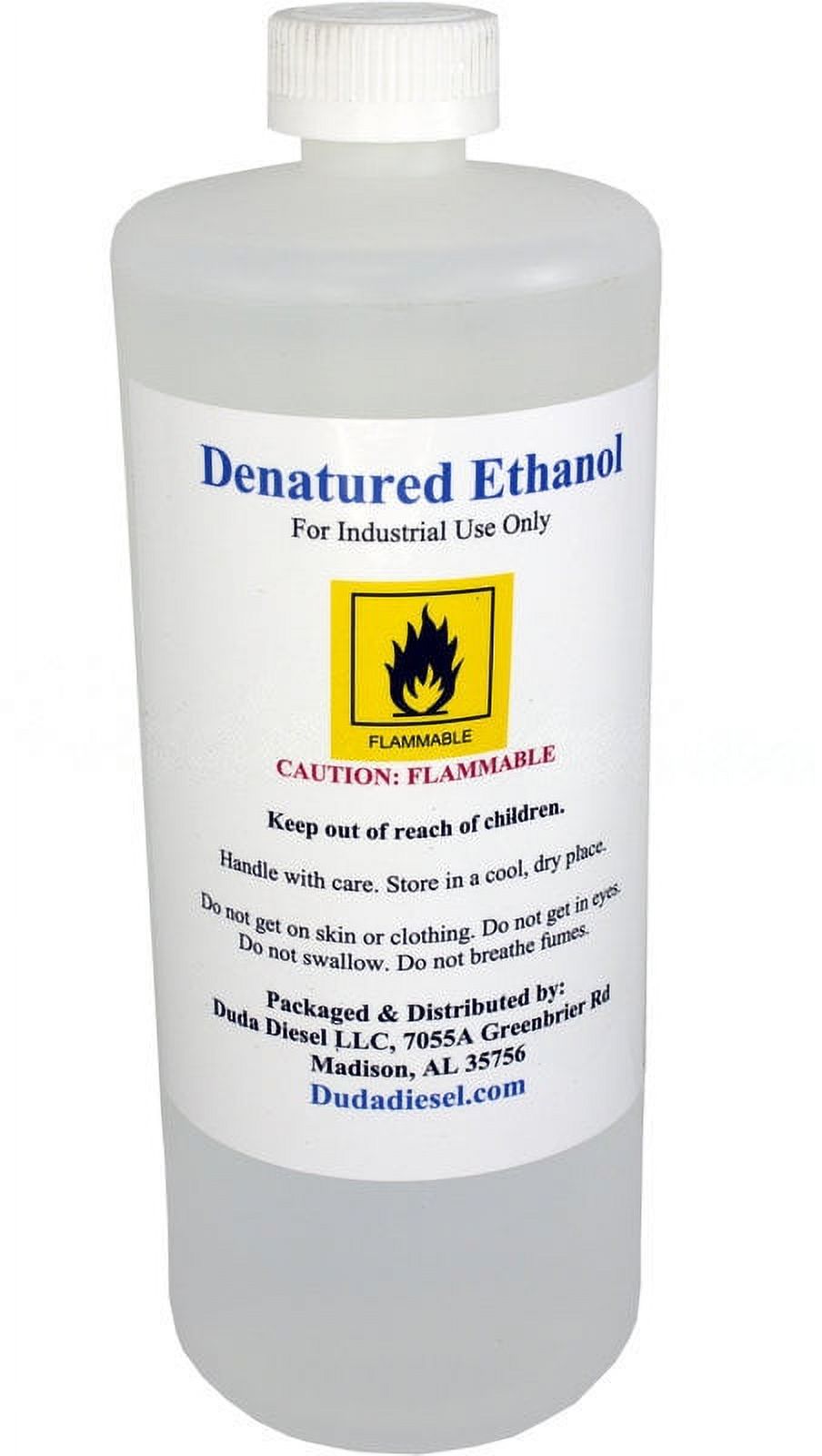 Denatured Alcohol (Ethanol) 190 proof / 1 Gallon (128 oz.) - Walmart.com