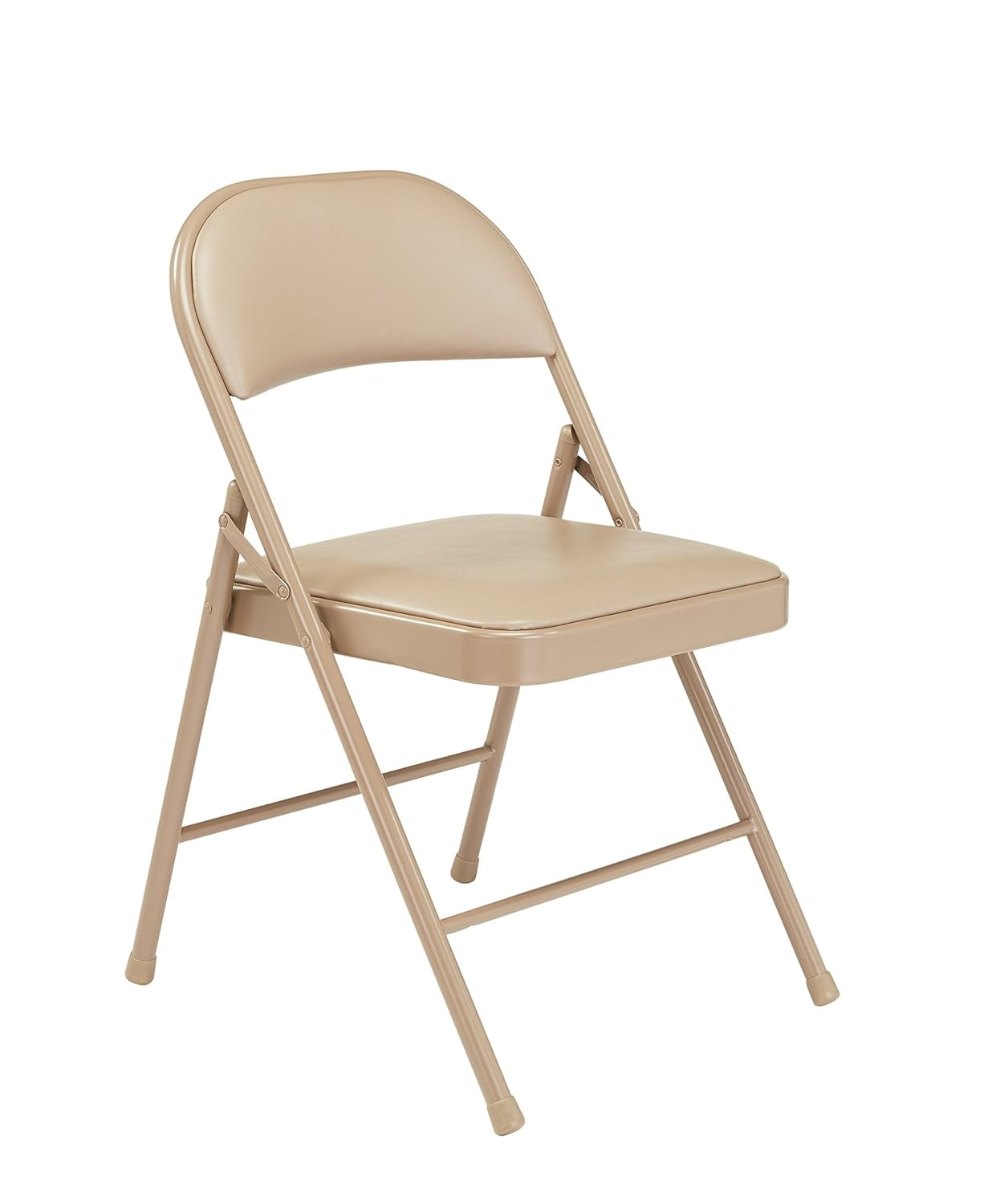 951 ine Vinyl Padded Folding Chair, Beige(4 Pack) - Walmart.com