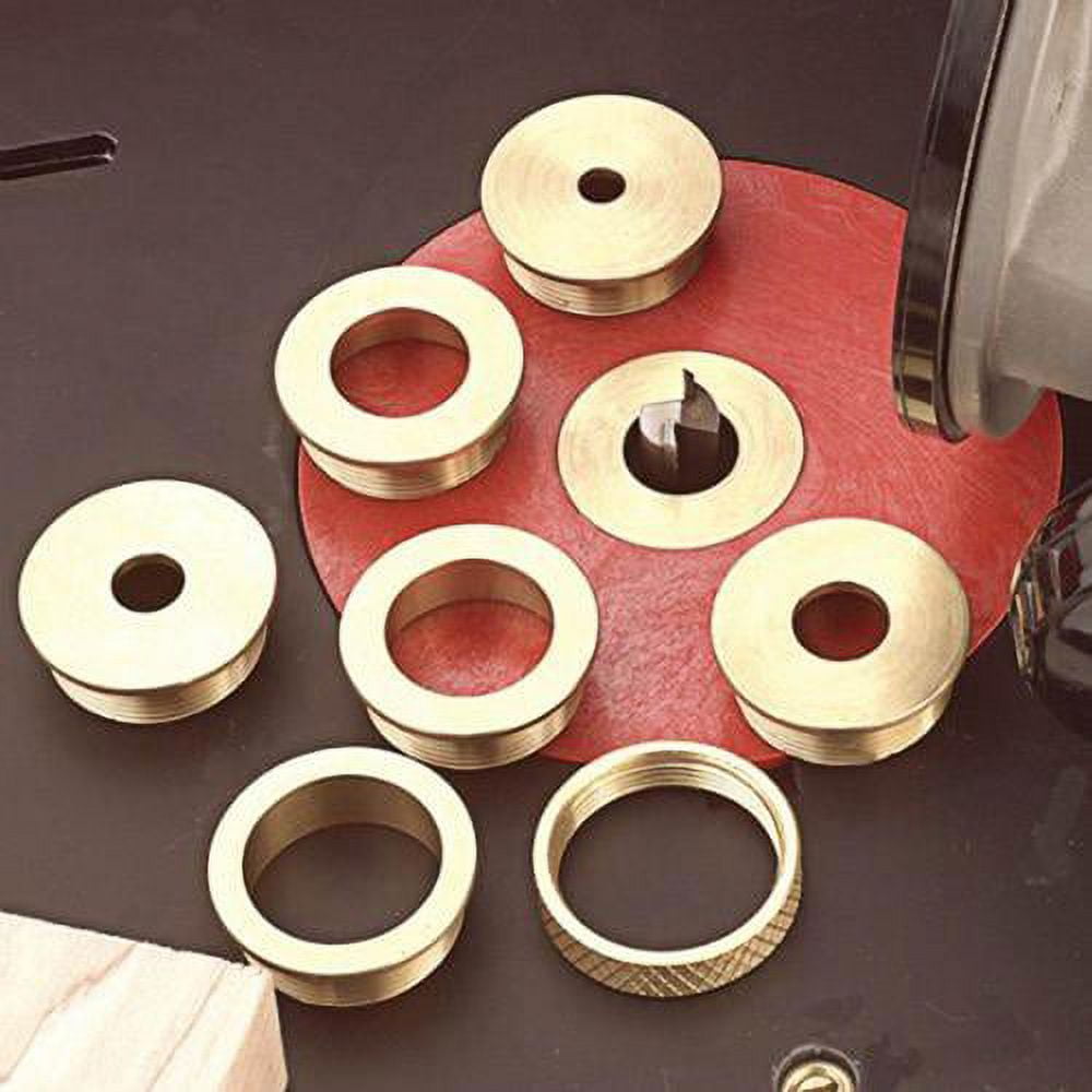 Whiteside 9510 Base Plate Reducers Set for Woodworking - SOLID BRASS ...