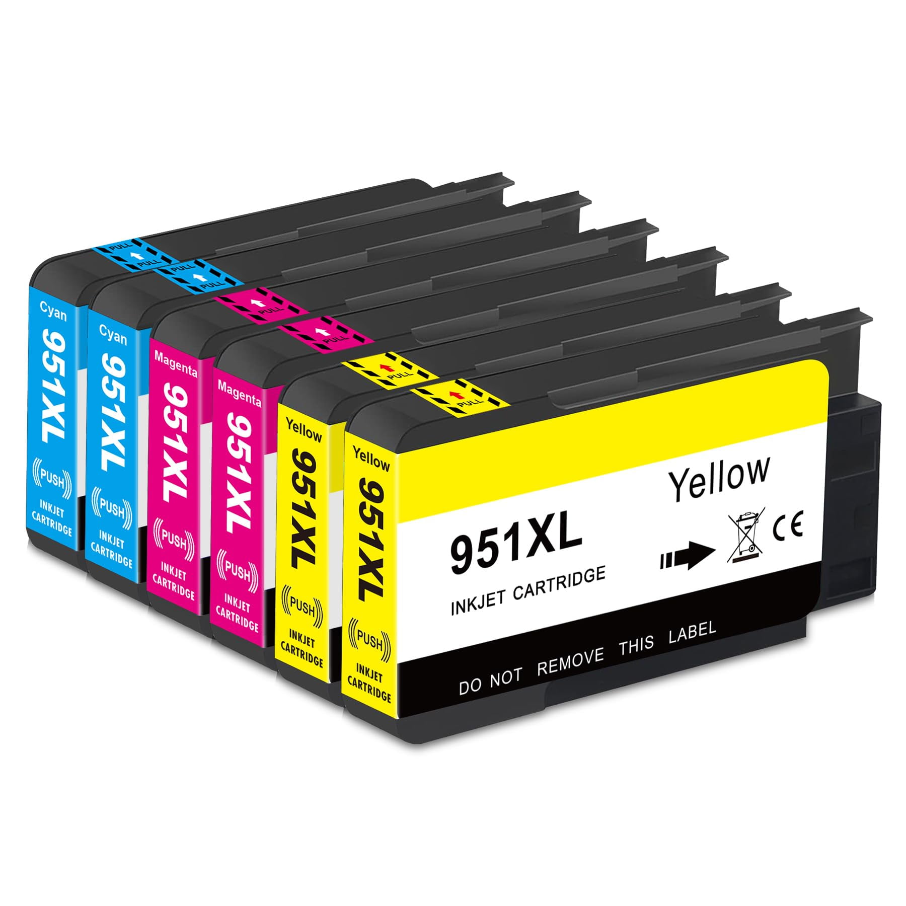 951XL Color Ink Cartridges Replacement for 951 XL Ink Cartridges ...
