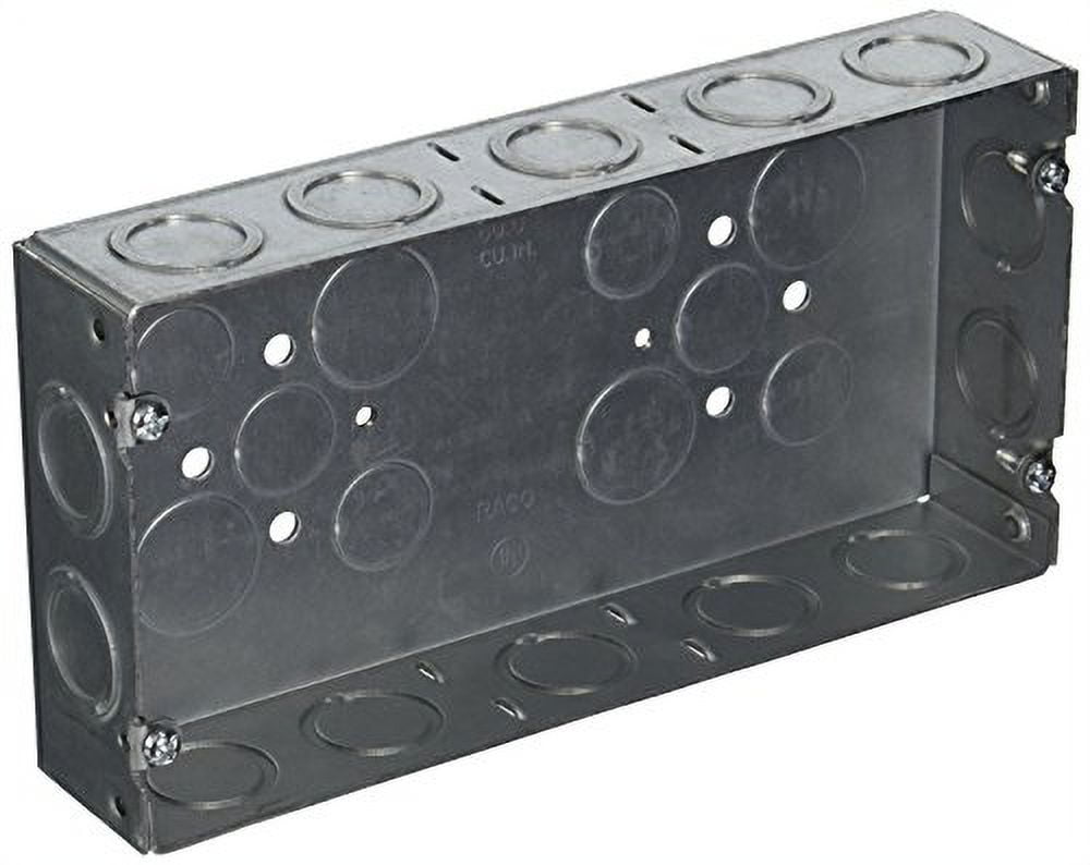 952 3 Gang 5/8 Inch Deep Welded Gang Electrical Box With (14 ...
