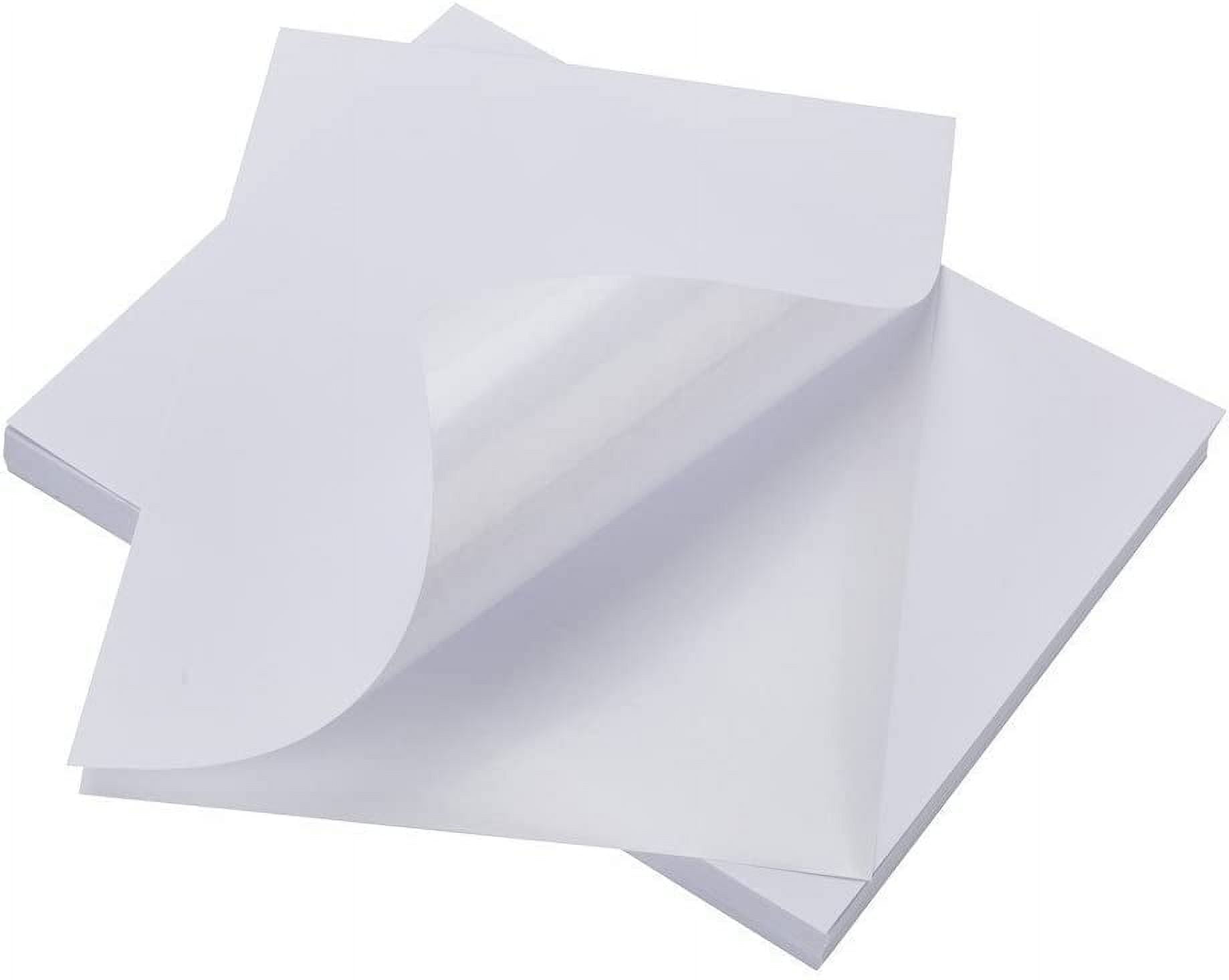 9527 Product Full Sheet Shipping Labels, 8-1/2" x 11" Blank White ...