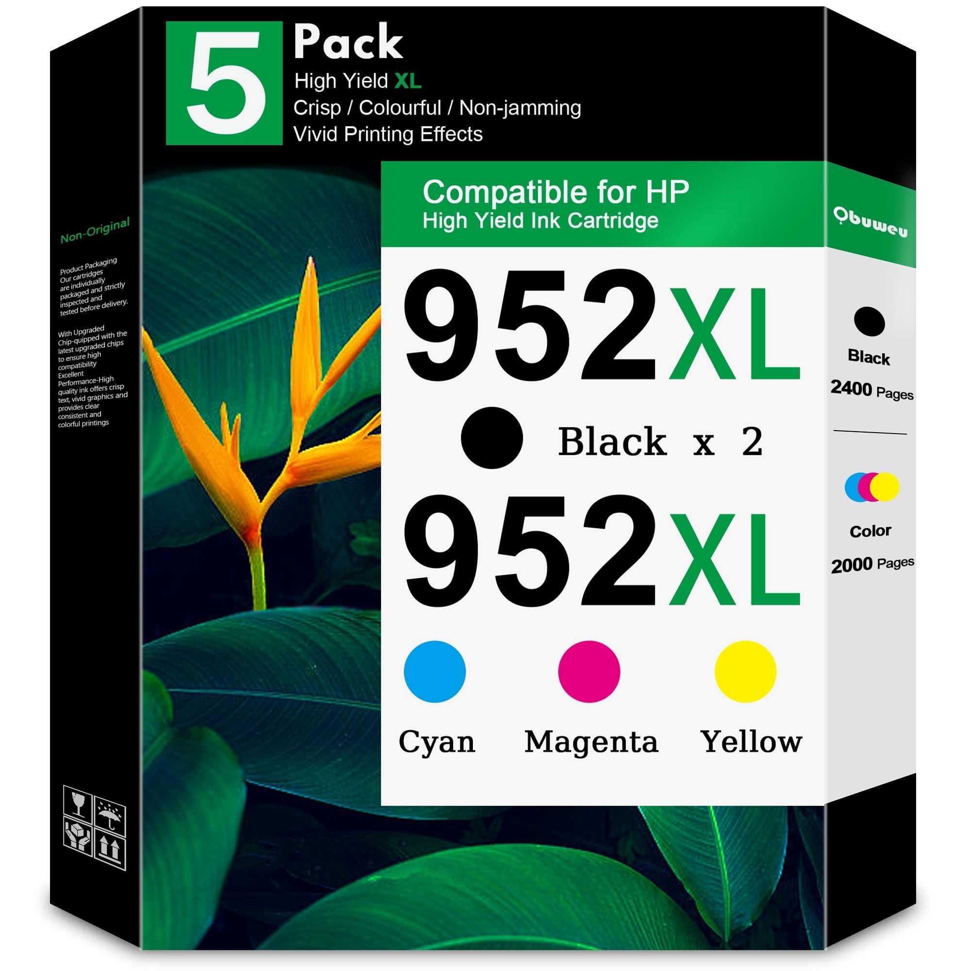 952XL Ink Cartridges Compatible for HP 952 Ink Cartridge for OfficeJet ...