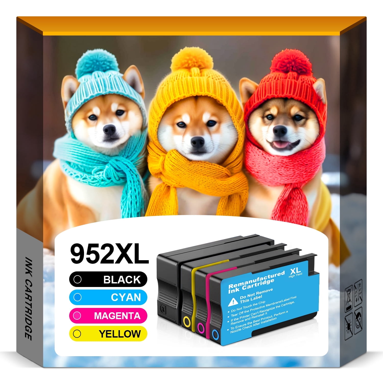 952XL Ink Cartridges Combo Pack Compatible for HP 952xl Ink Cartridges ...